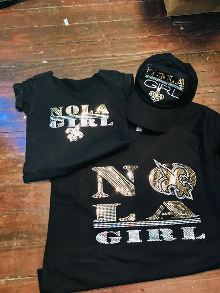 NOLA GIRL BLING CAP – StylebriTees